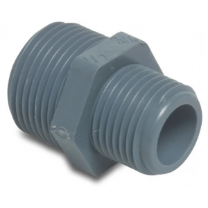 Verloopnippel 3/4" x 1/2" buitendraad